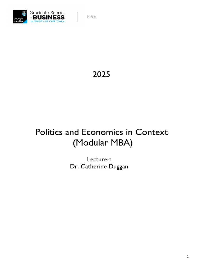 PEC Modular Outline 2025 | PDF | Master Of Business Administration ...