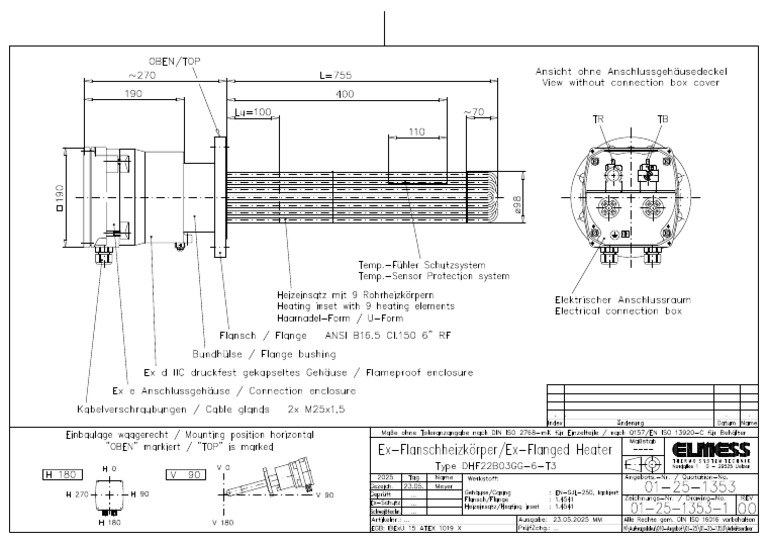01 25 1353 1 Dimension Sheet | PDF