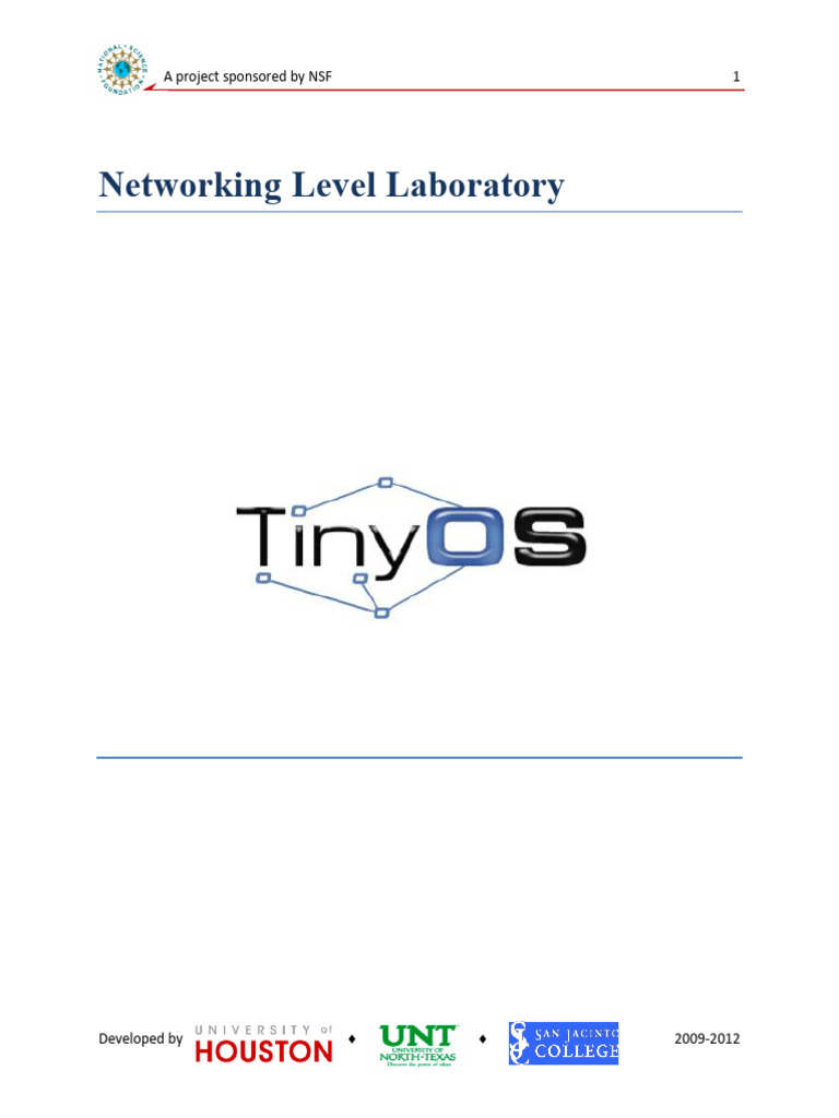 Lab1 TinyOS Installation | PDF | Wireless Sensor Network | Virtualization