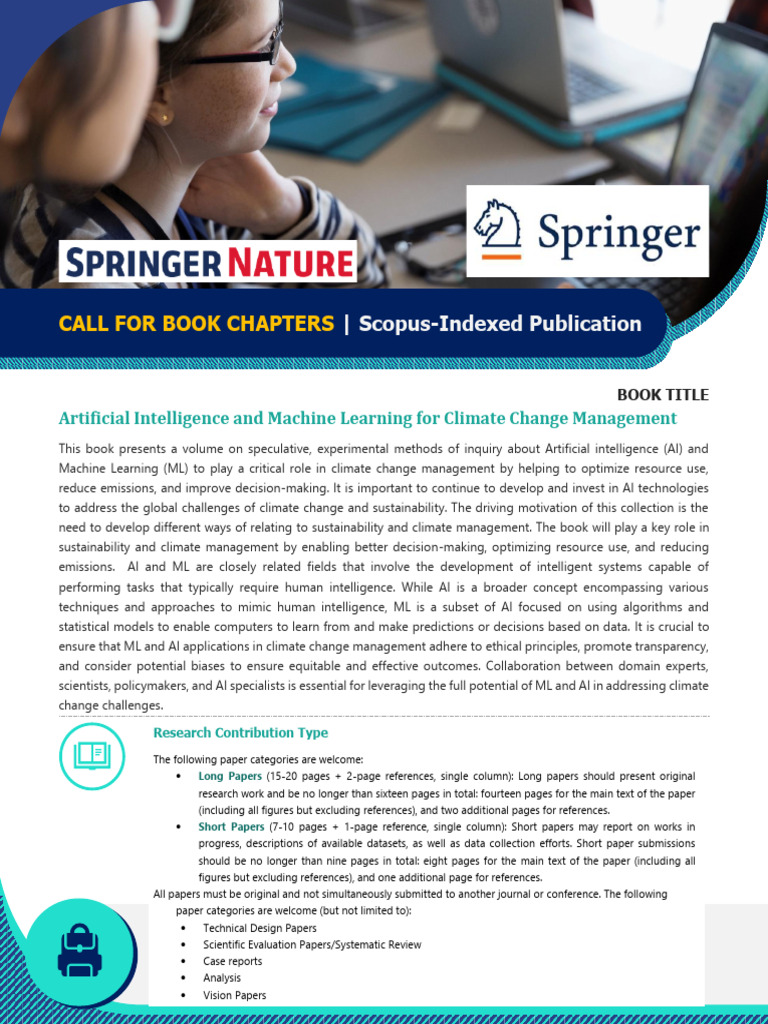 Call For Book Chapters-2025-1 | PDF | Machine Learning | Artificial Intelligence