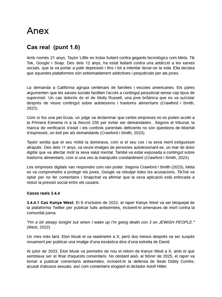 Anex (Casos Reals) | PDF