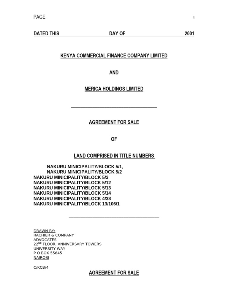 Agreement For Sale by Chargee | PDF | Private Law | Business Law