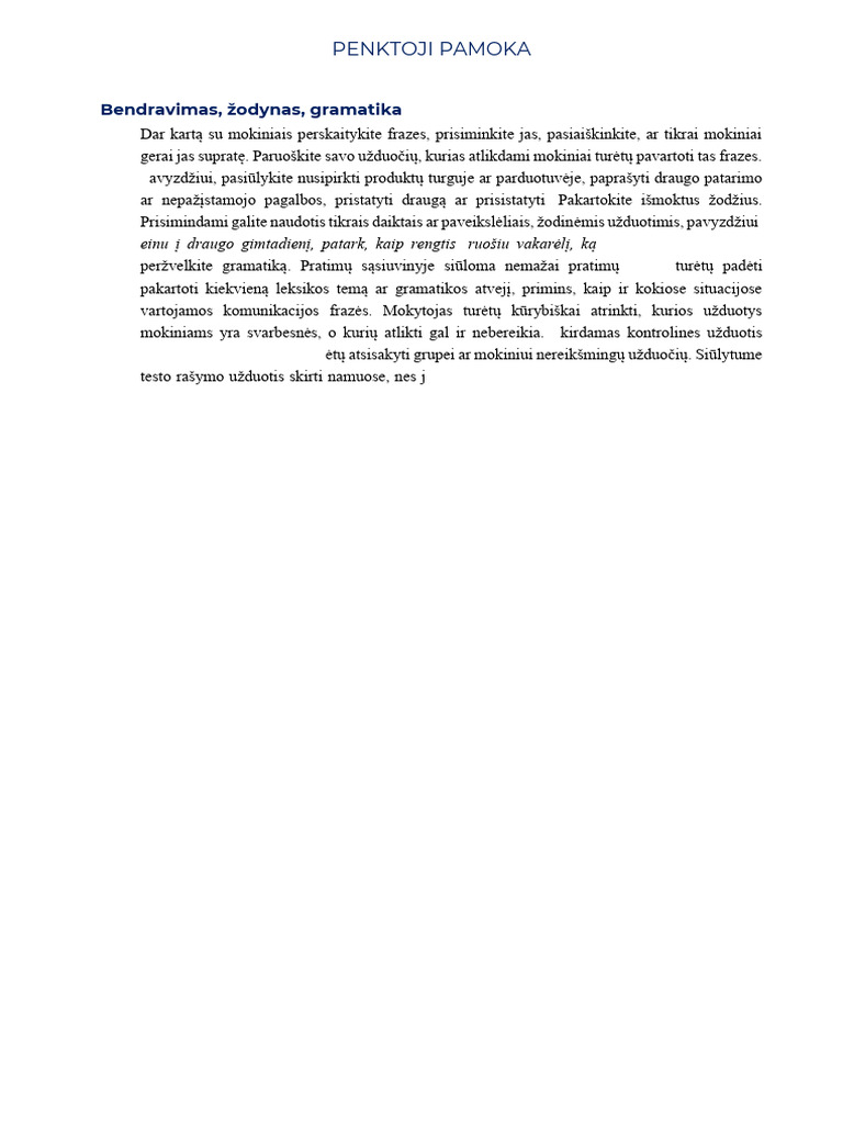 Po Truputi MK 5 Pamoka - SKAITMENAI | PDF