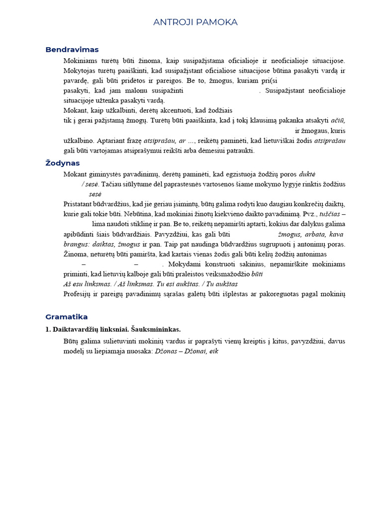 Po Truputi MK 2 Pamoka - SKAITMENAI | PDF