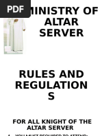 Altar Server Step-by-Step Guide | PDF | Mass (Liturgy) | Eucharist