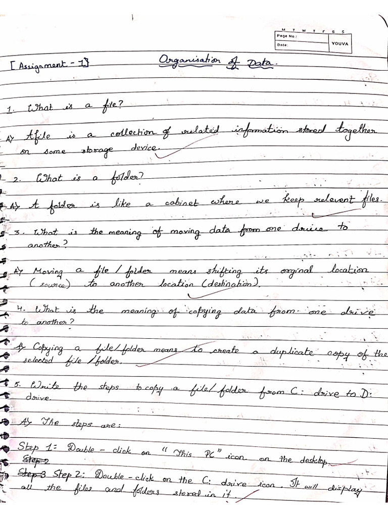 Computer CHP 2 Assignment 1 | PDF