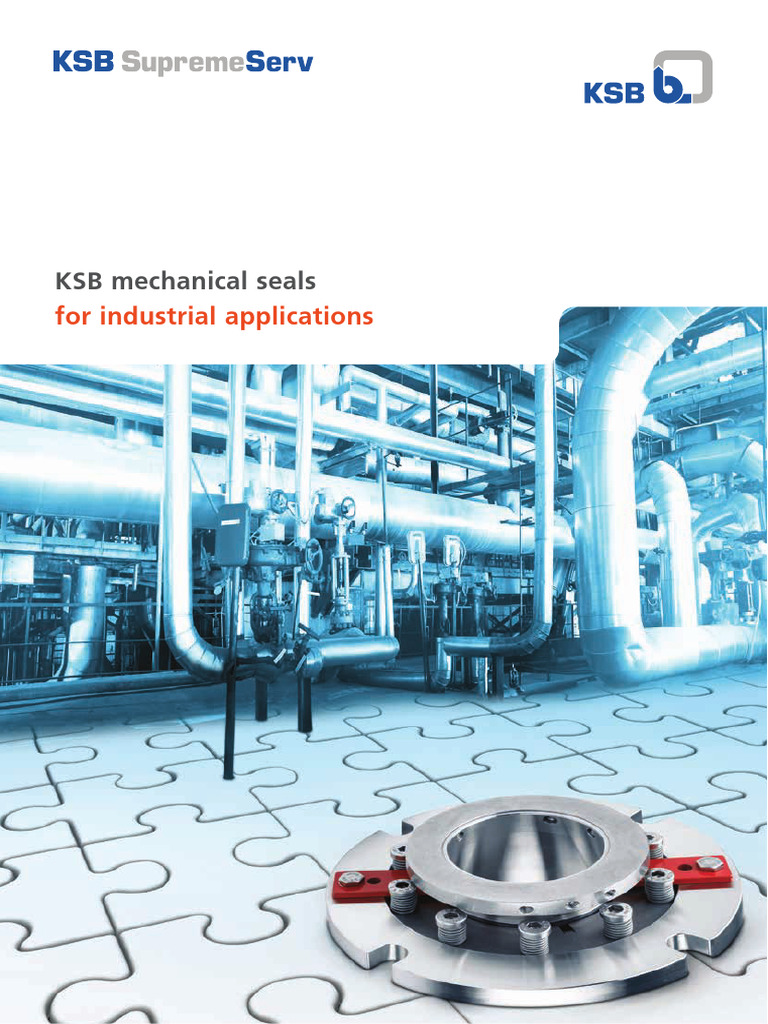 Dow KSB Mechanical Seals For Industry Data | PDF | Pump | Reliability Engineering