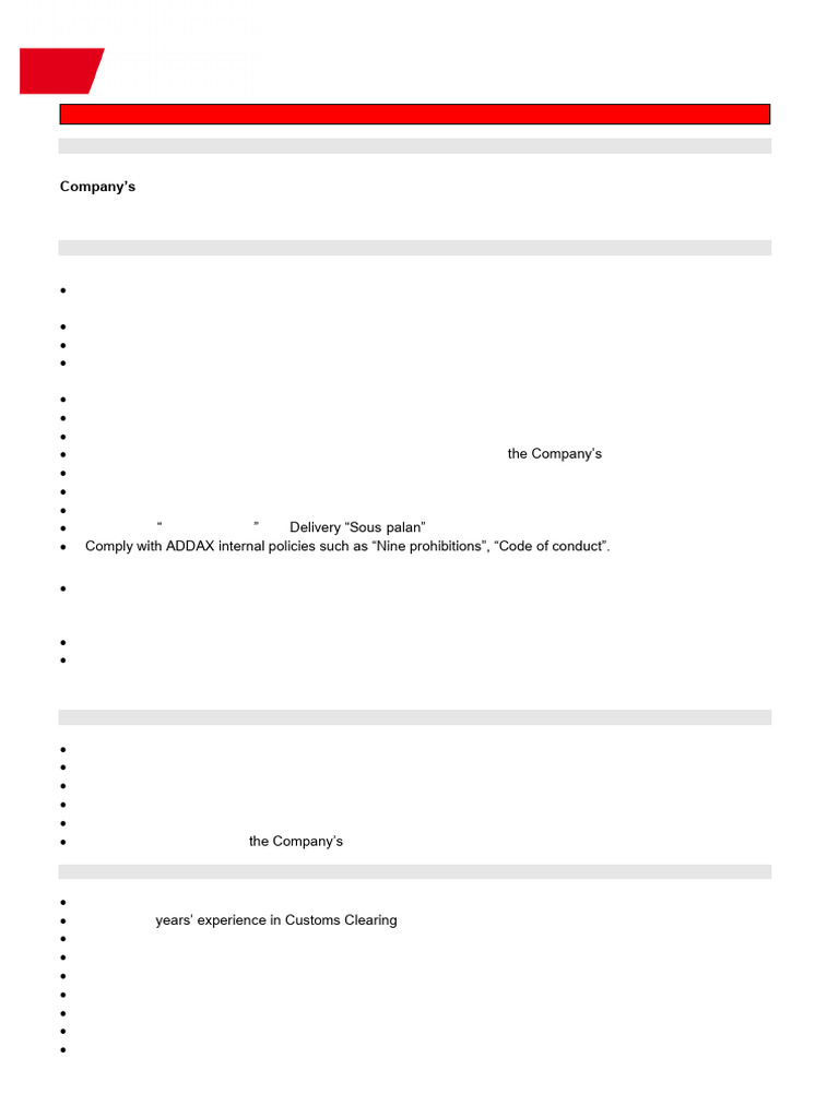 Customs Clearance Coordinator Role Overview | PDF | Customs | Economies