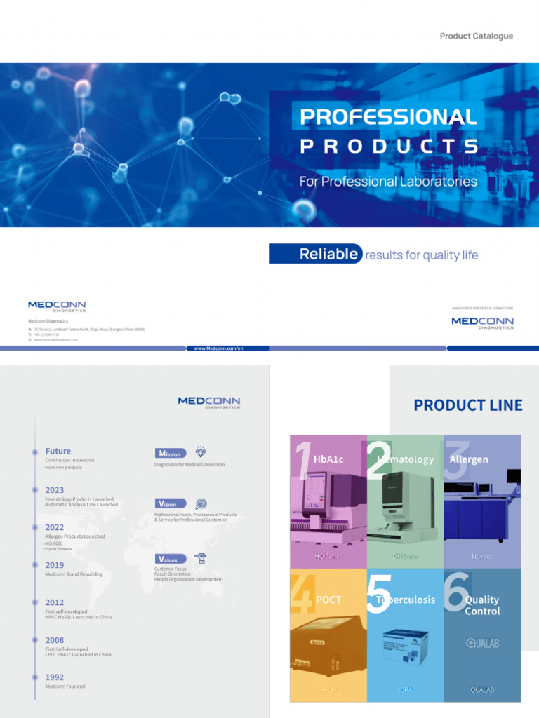 MEDCONN Product Catalogue | PDF