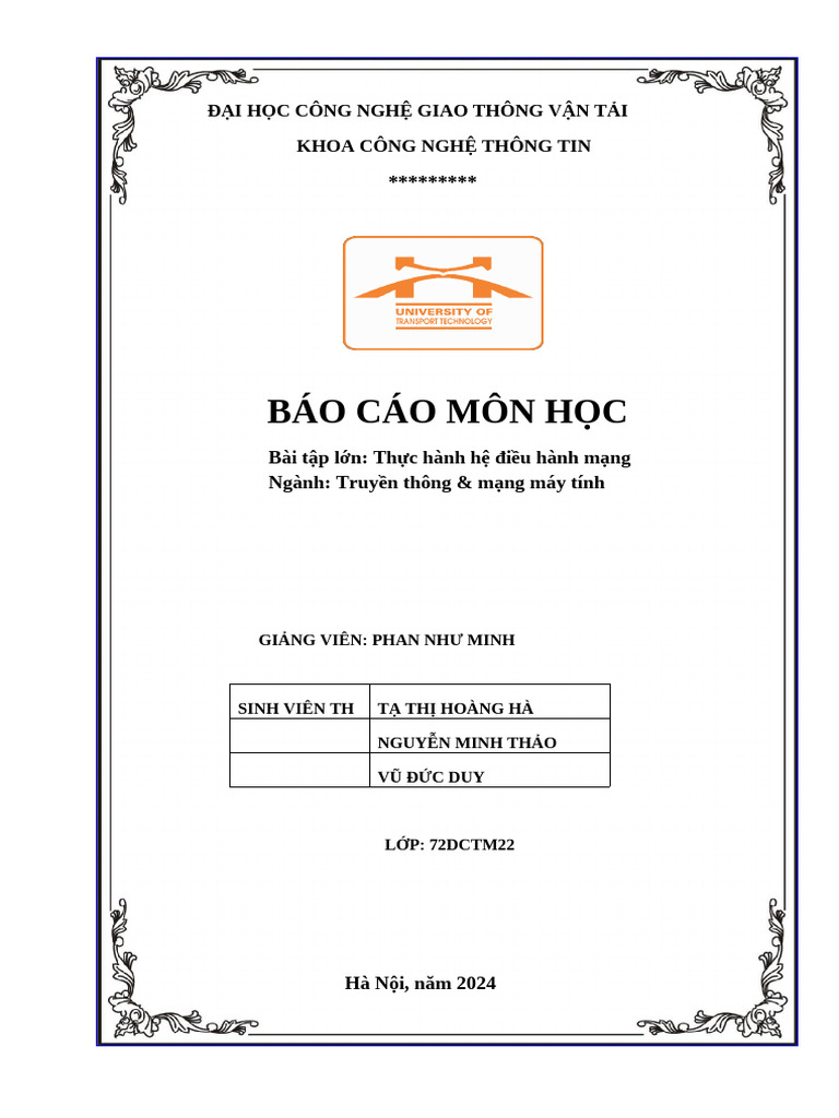 BTL HĐH M NG | PDF