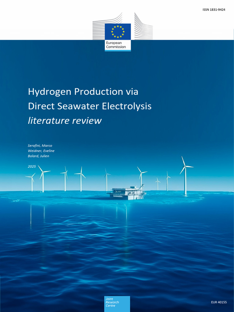 Producci_n_de_Hidr_geno_con_Agua_de_Mar_DSE_1739265094 | PDF | Chlorine | Ph