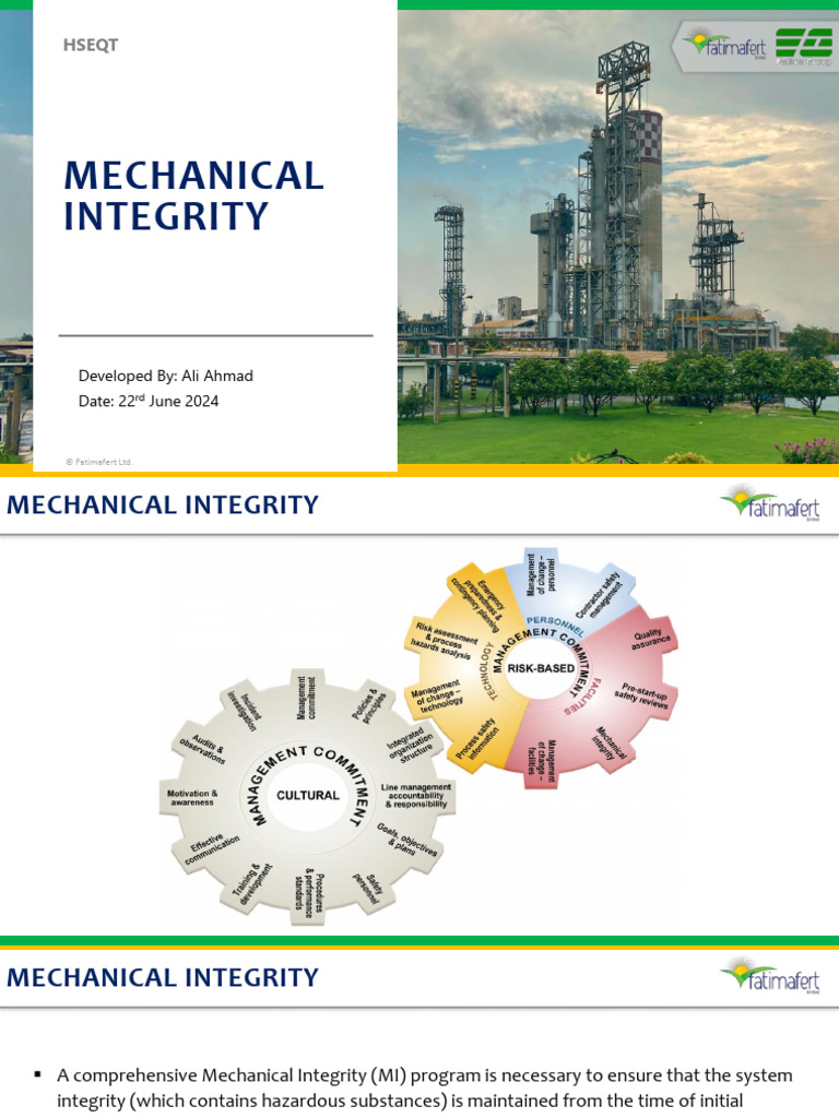 14 Mechanical Integrity | PDF | Reliability Engineering | Mechanical Engineering
