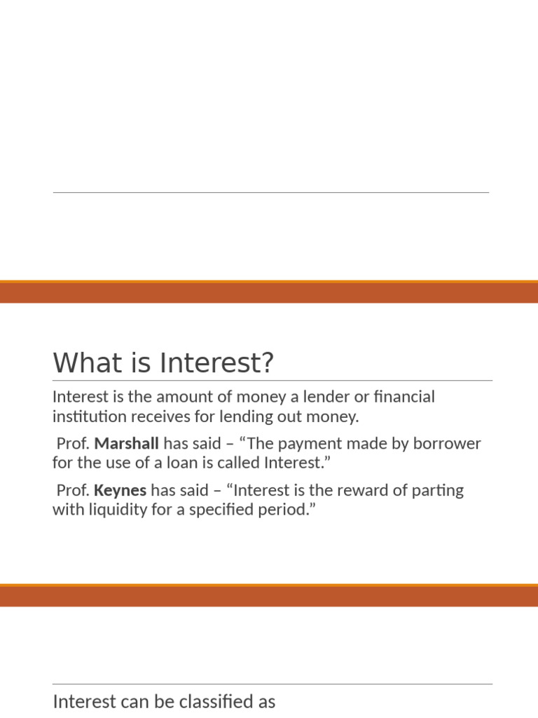 Interest Rate Theory | PDF | Interest | Demand