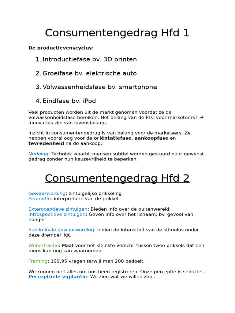 Consumentengedrag | PDF
