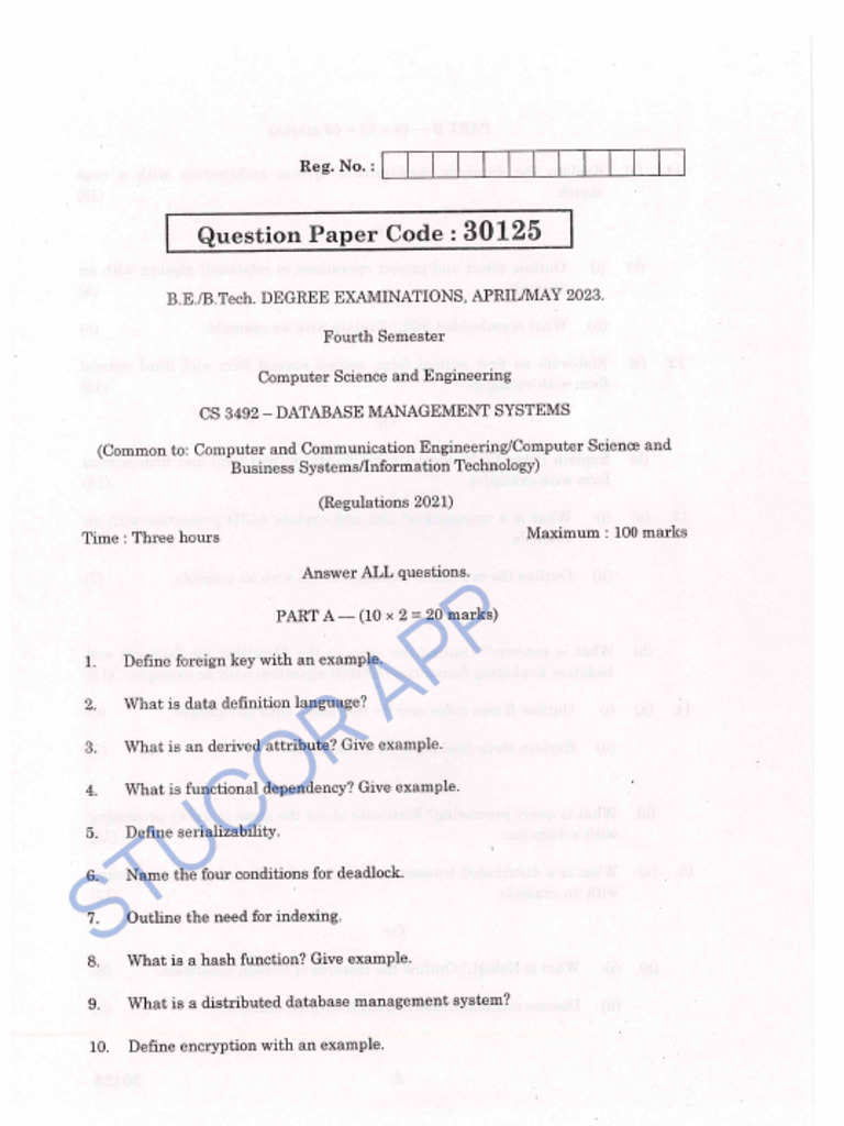 Stucor - QP CS3492 Am2023 Ac | PDF