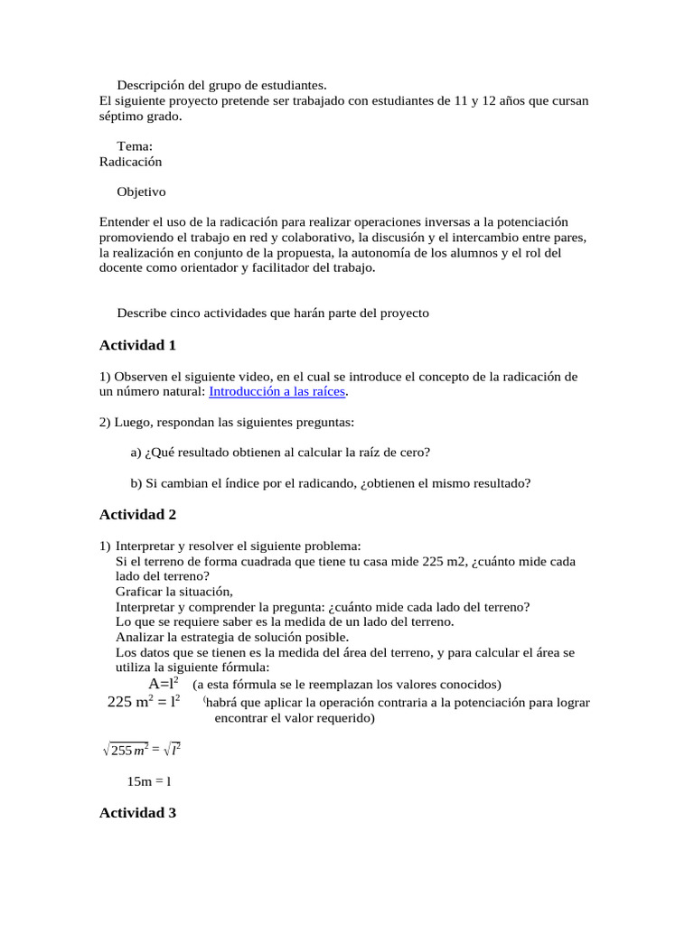 Abp Matematicas | PDF | Raíz cuadrada | Exponenciación