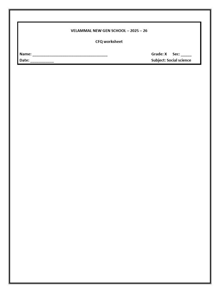 CFQ - April | PDF