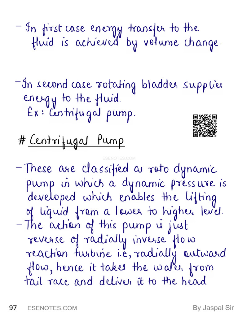 Pumps Handwritten_Notes | PDF