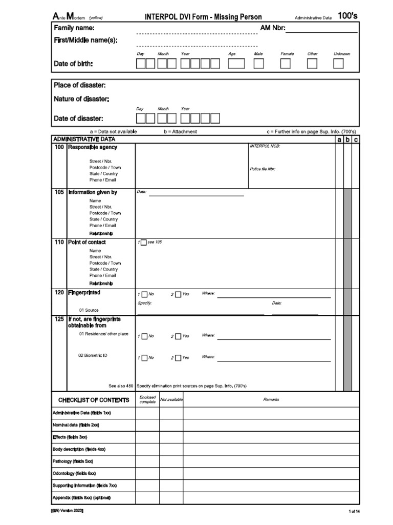 AMFORM Non Fillable | PDF