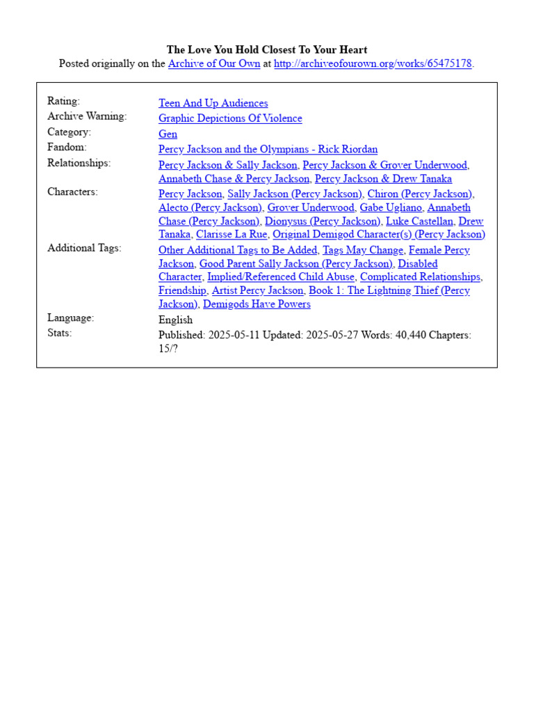 The_Love_You_Hold | PDF