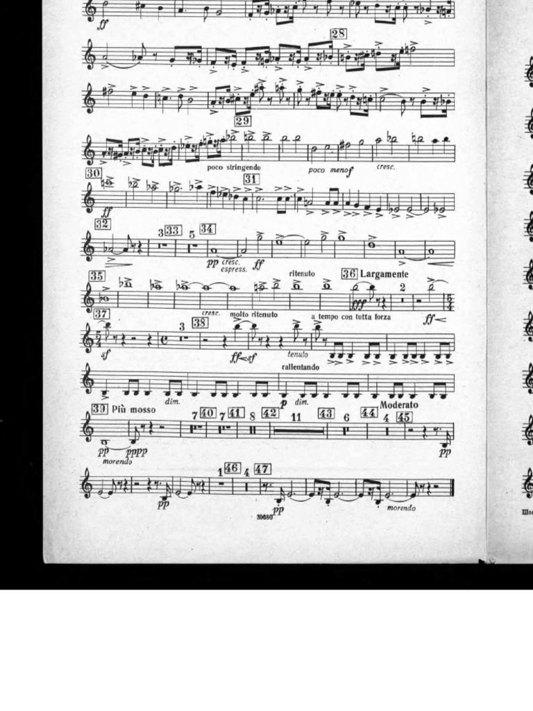 D.D.Shostakovich - Symphony 5 - Trumpet | PDF