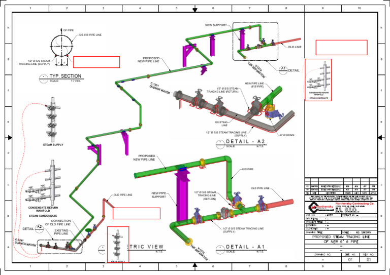 S/S Steam Tracing Line Installation Guide | PDF | Steam Power | Energy ...