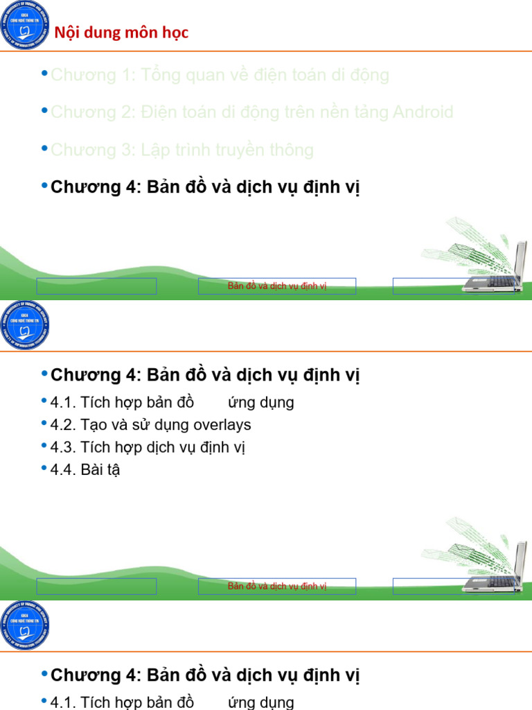 DTDD - C4 - Ban Do Va Dich Vu Dinh Vi | PDF