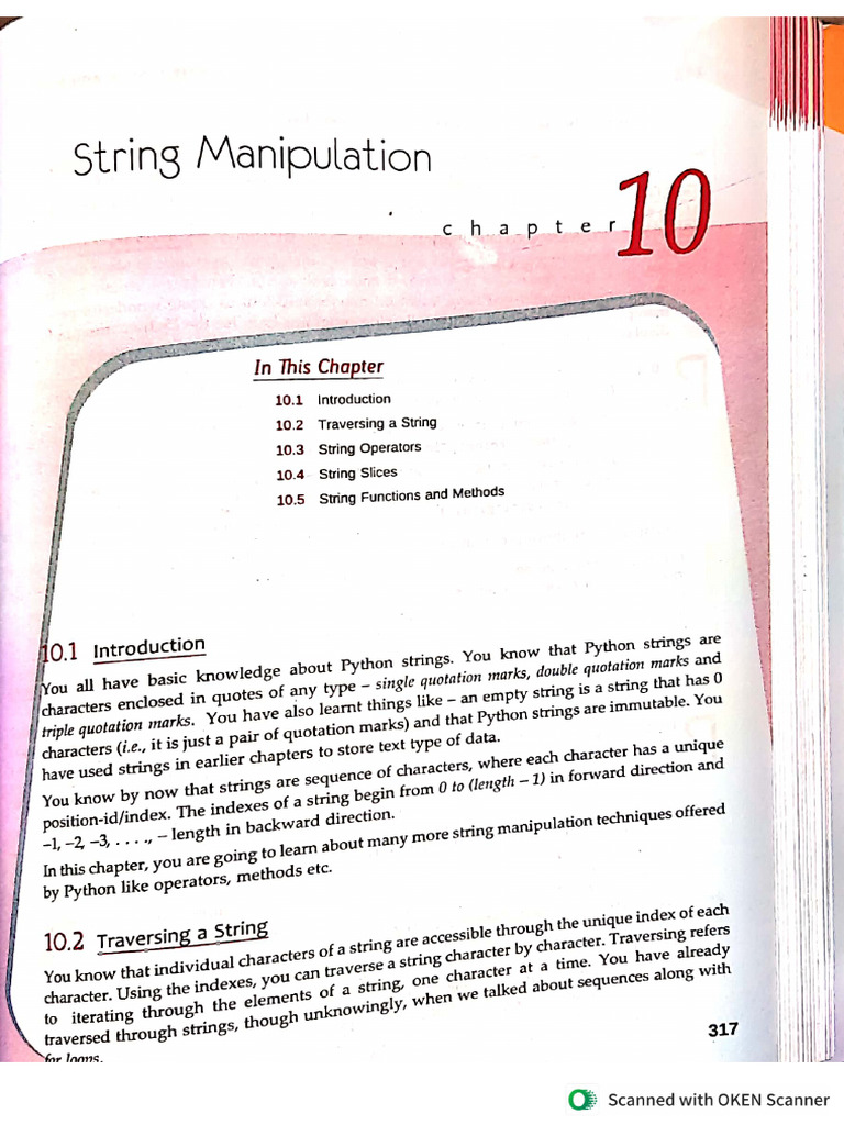 string manipulation | PDF