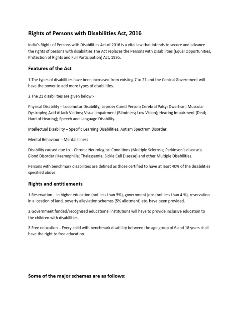 Rights of Perso-WPS Office | PDF | Disability | Mental Disorder