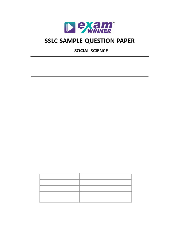 Indian Social Science Sample Questions | PDF | Equator | Latitude