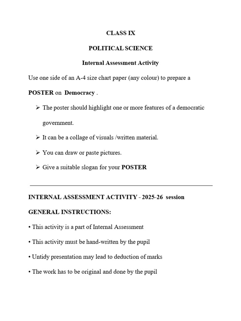 Political Science Project | PDF