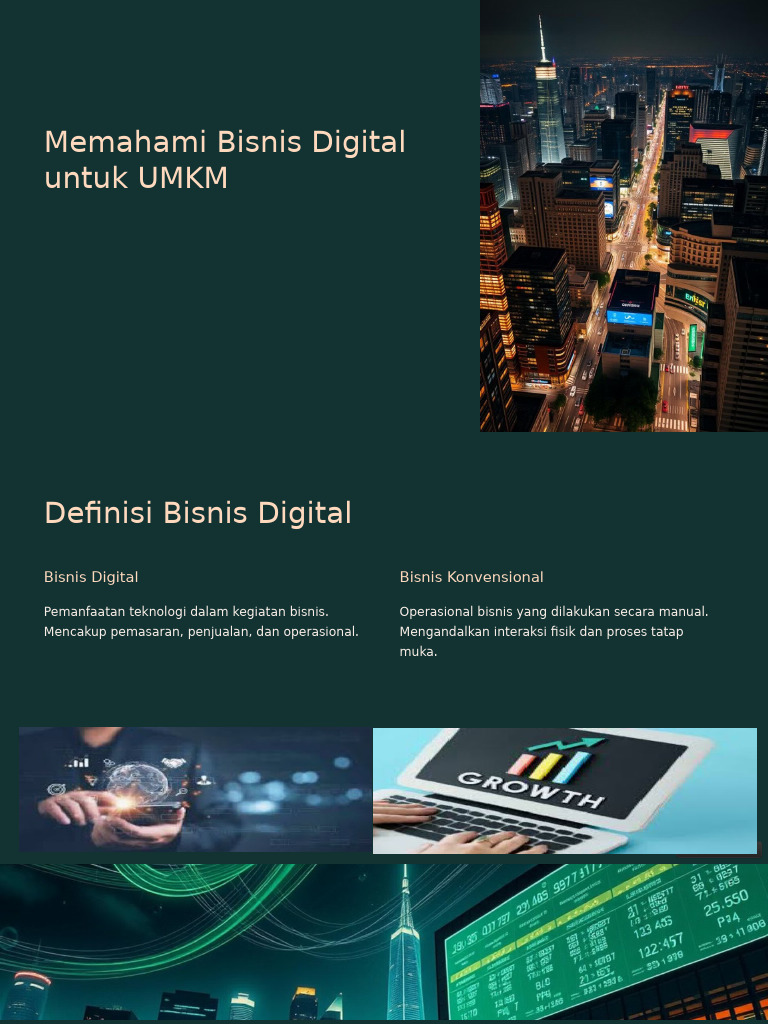Memahami Bisnis Digital Untuk UMKM | PDF