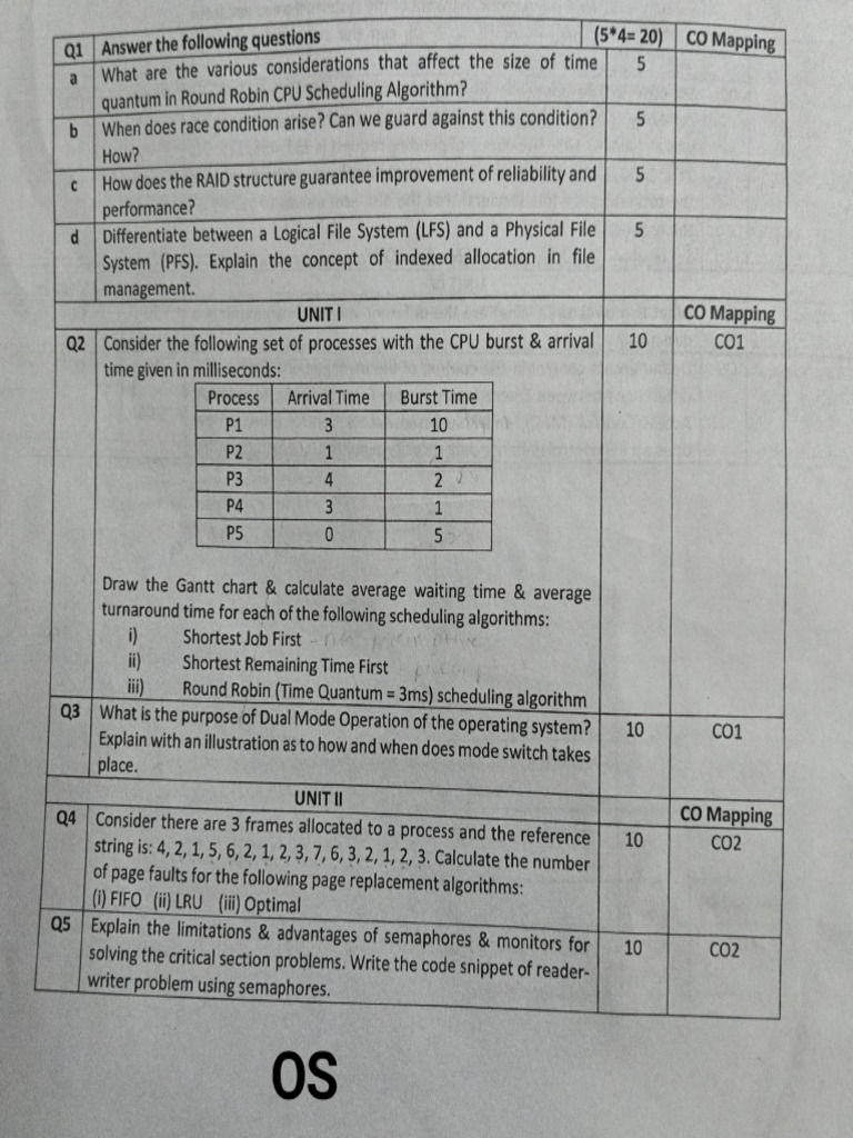 Operating System | PDF