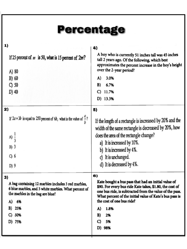 Percentage | PDF