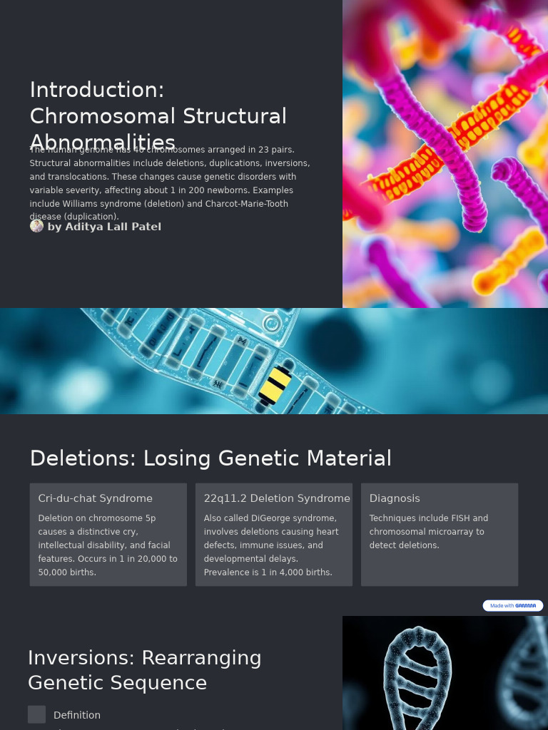 Introduction-Chromosomal-Structural-Abnormalities | PDF | Medical ...