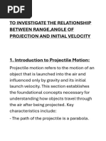 Lecture Notes - Projectile Motion | PDF | Technology & Engineering
