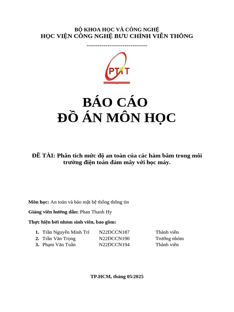 Mau Cuon Bao Cao Do An Mon Hoc | PDF