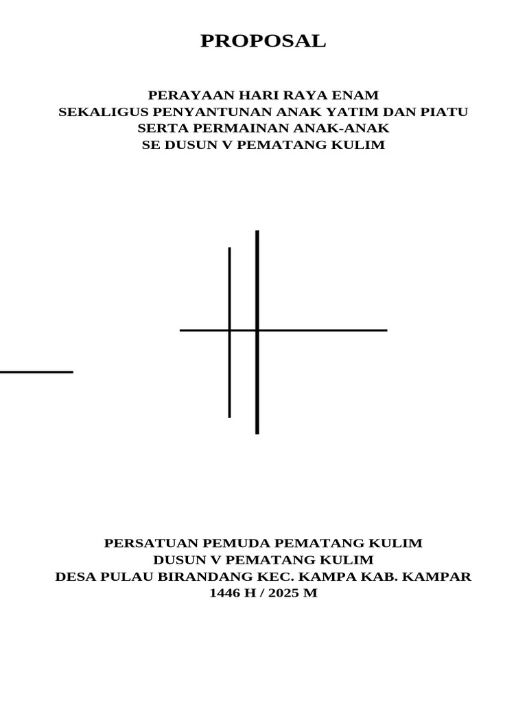 Proposal Hari Raya Idul Fitri Pemuda Pematang Kulim | PDF
