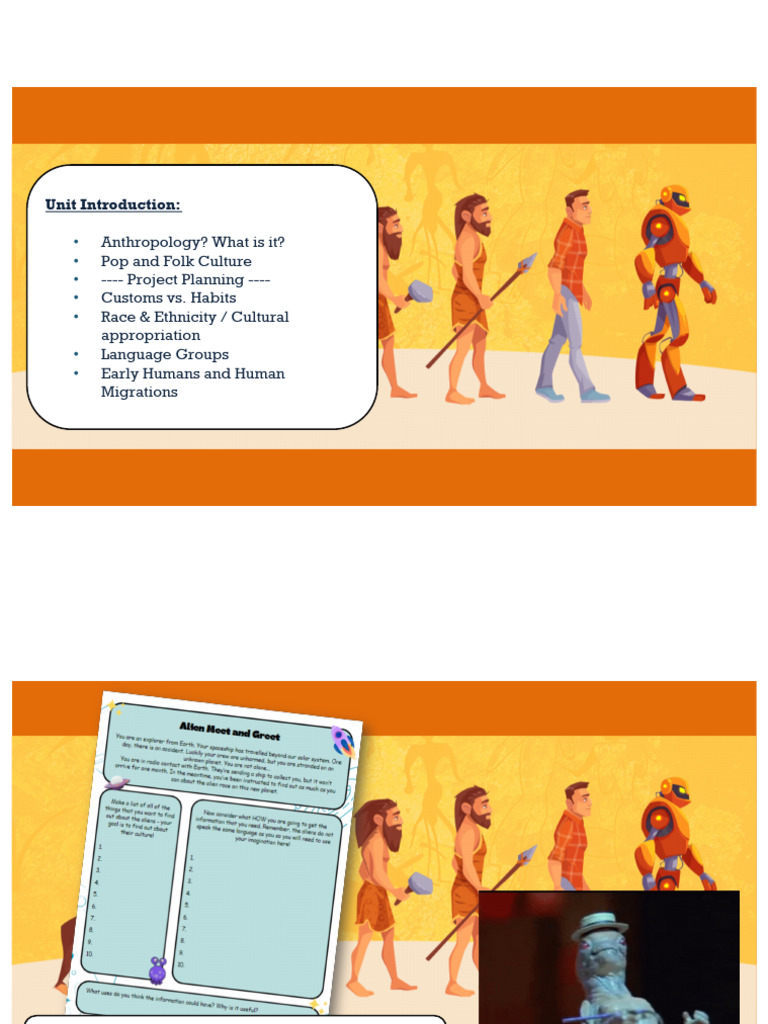 Lesson 1 - Anthropology | PDF | Anthropology | Cultural Anthropology