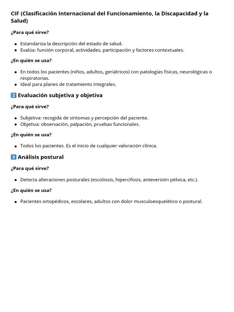 CIF (Clasificación Internacional Del Funcionamiento, La Discapacidad y La Salud) | PDF | Hombro ...