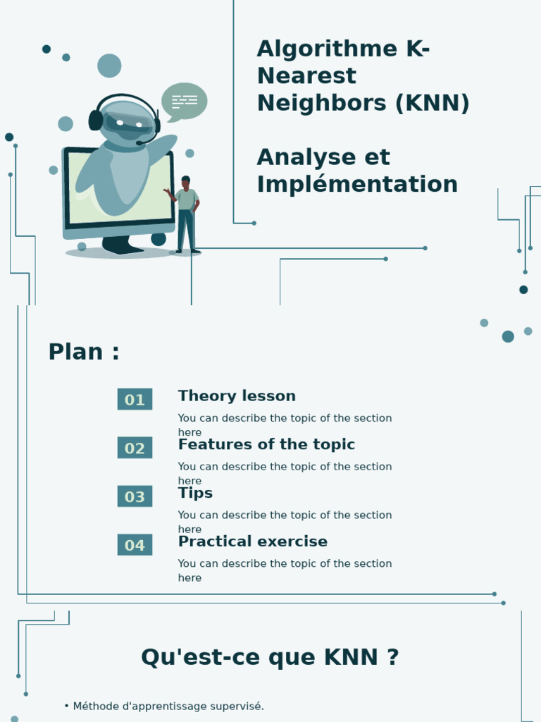 Algorithme K-Nearest Neighbors (KNN) Analyse Et Implémentation | PDF | Machine à vecteurs de ...