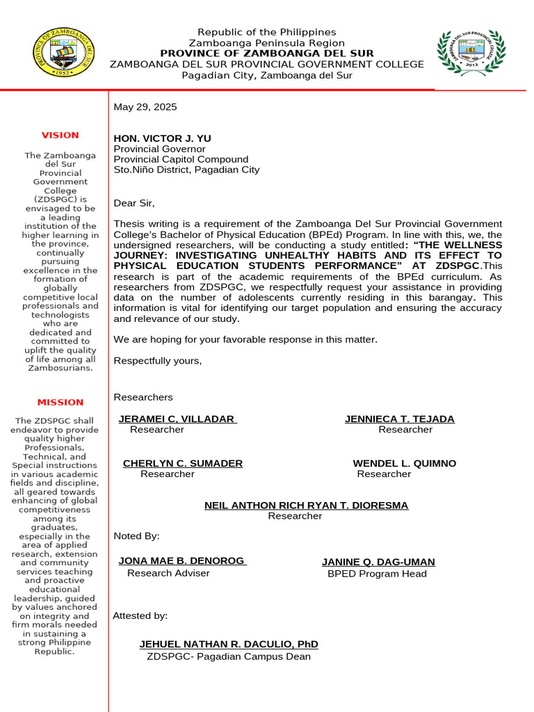 THESIS-LETTER- SURVEY | PDF | Learning | Educational Stages