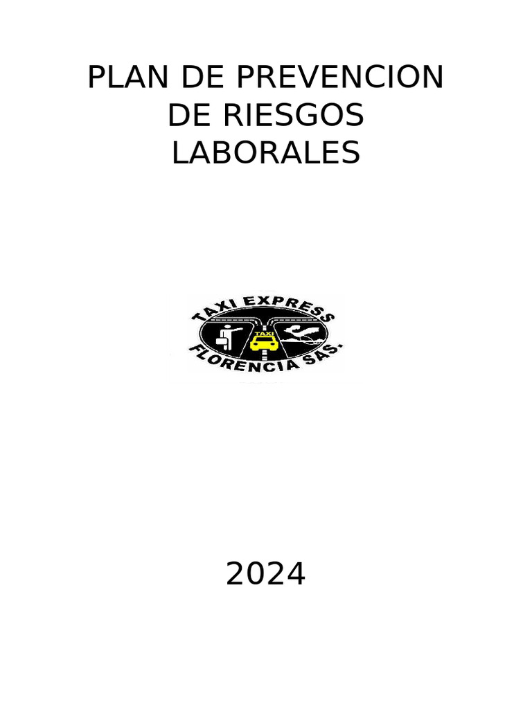 Plan de Prevencion de Riesgos Laborales | PDF