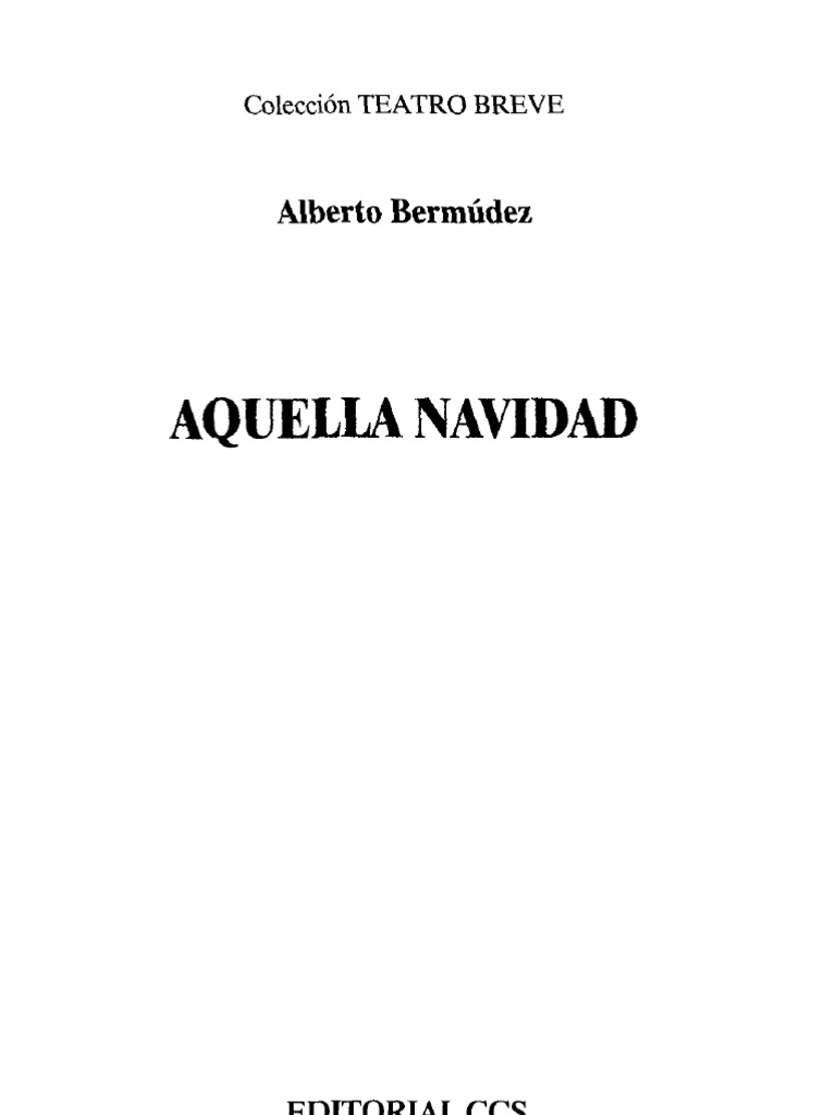 Bermudez, Alberto - Aquella Navidad | PDF
