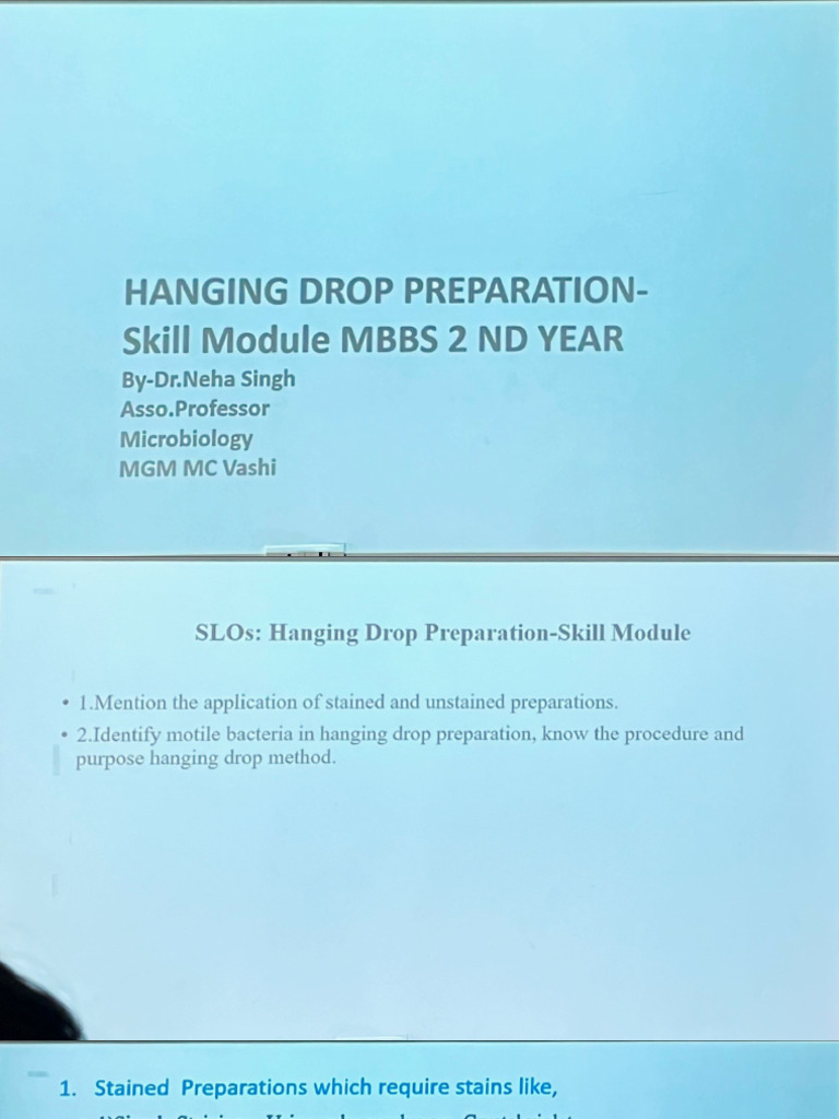 Hanging Drop Module | PDF