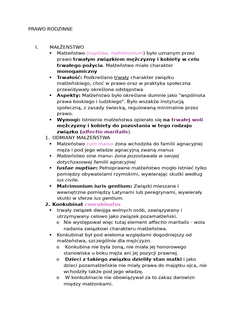 Prawo Rodzinne | PDF