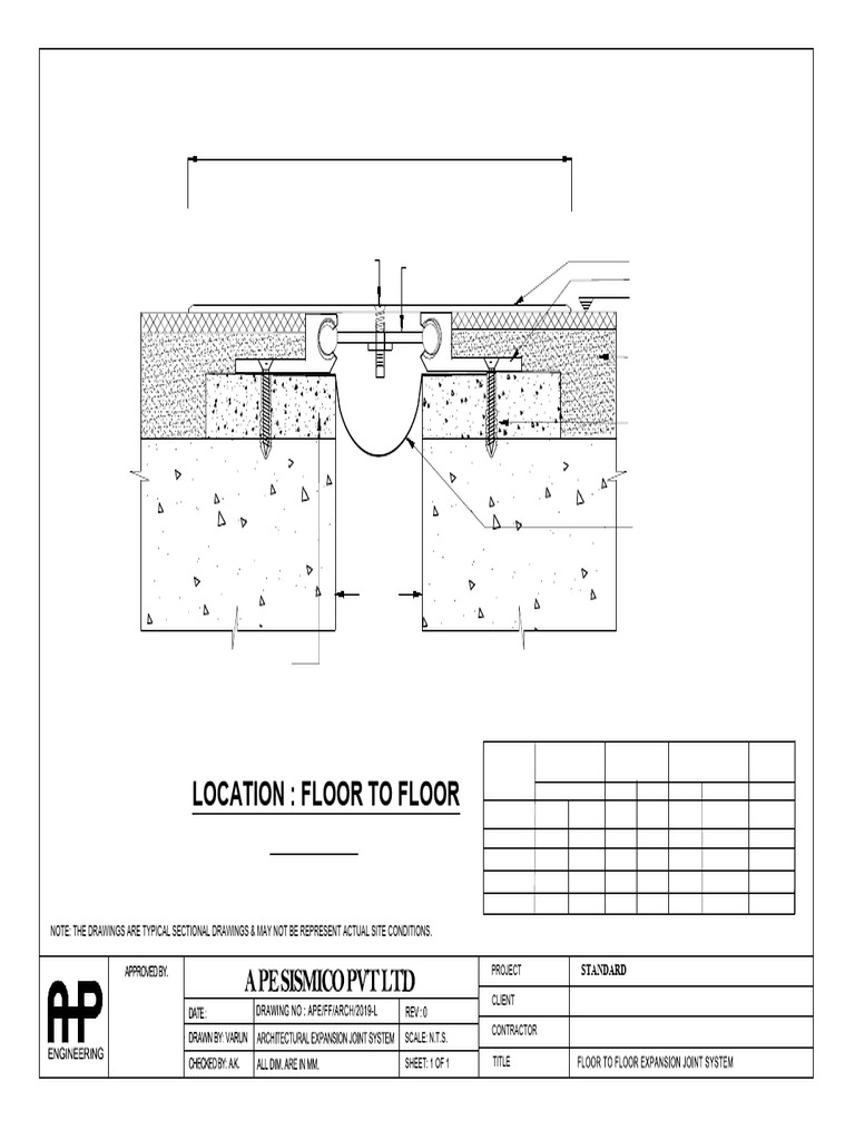 Apff-Model Joint (Floor To Floor Joint) | PDF | Mechanical Engineering ...