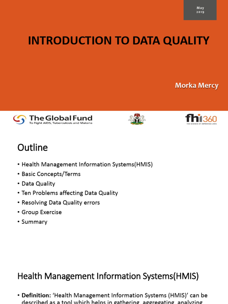 Introduction To Data Quality | PDF | Data Quality | Data