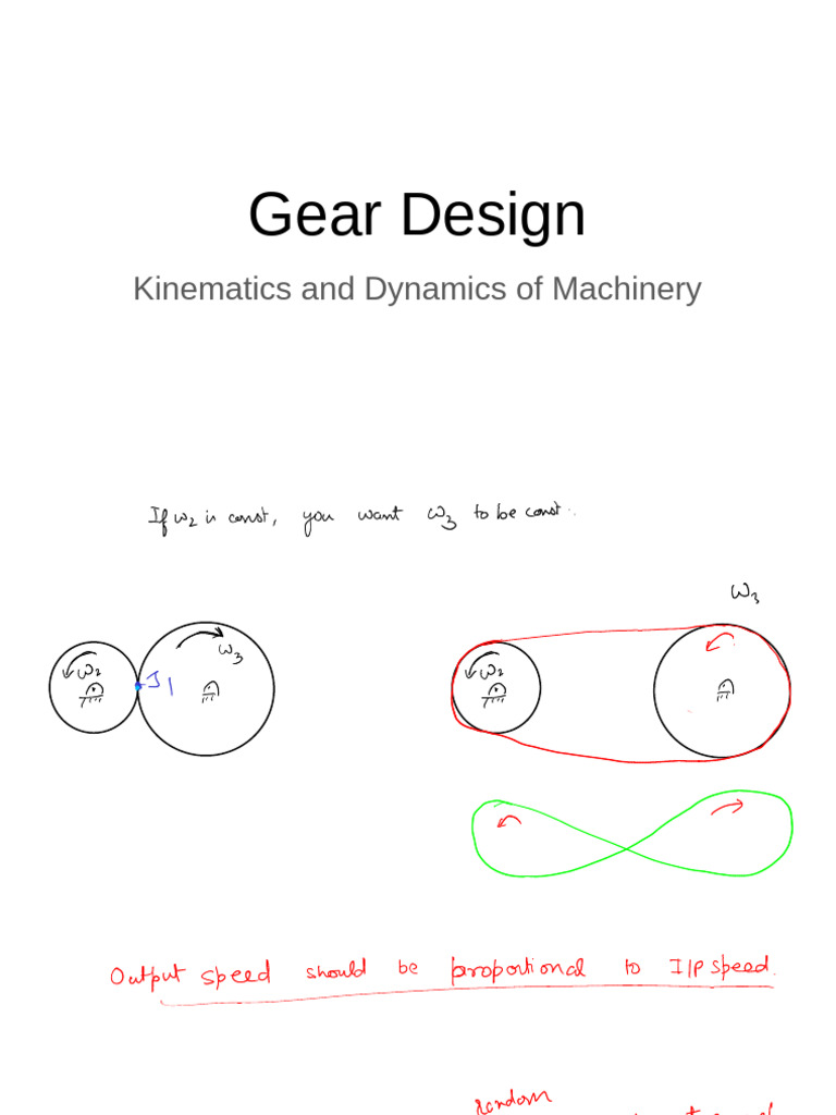 Gear Design Annotated | PDF