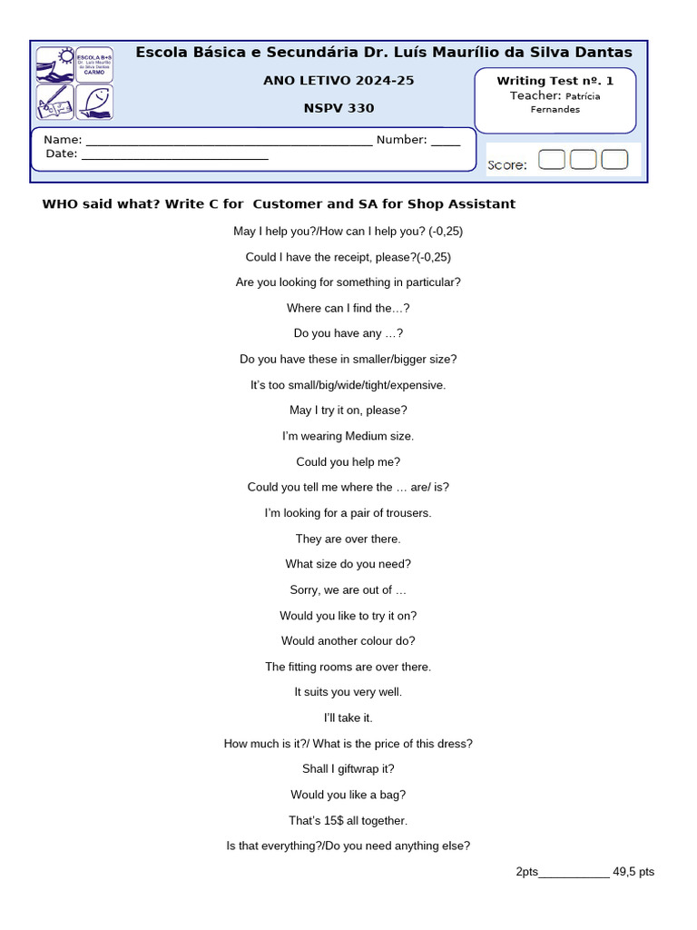 NSPV330_written testn.1_29April_2025 | PDF